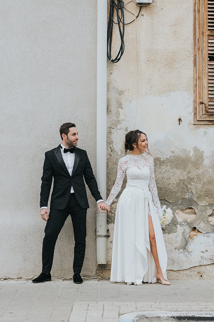 A Noa and Ayelet Bride for a Super Stylish Israeli Wedding at Gan ...