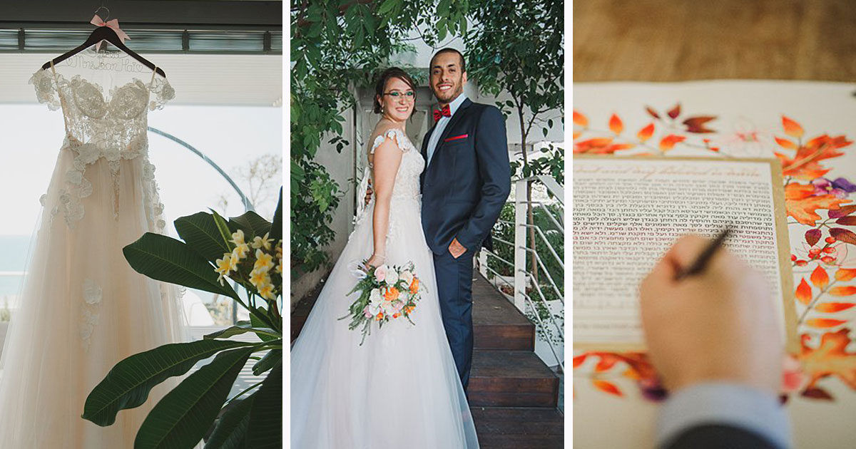 A Galia Lahav Bride for an Ultra-Personal Israeli-American Jewish ...