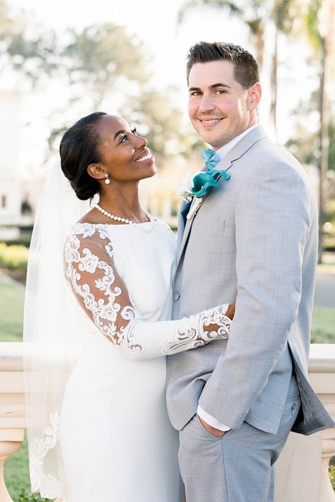 A Family-Focused Jewish Wedding in Teal and Silver at The Prado at ...