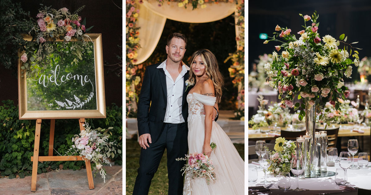 A Galia Lahav Bride for a Romantic Jewish Wedding Full of Natural ...