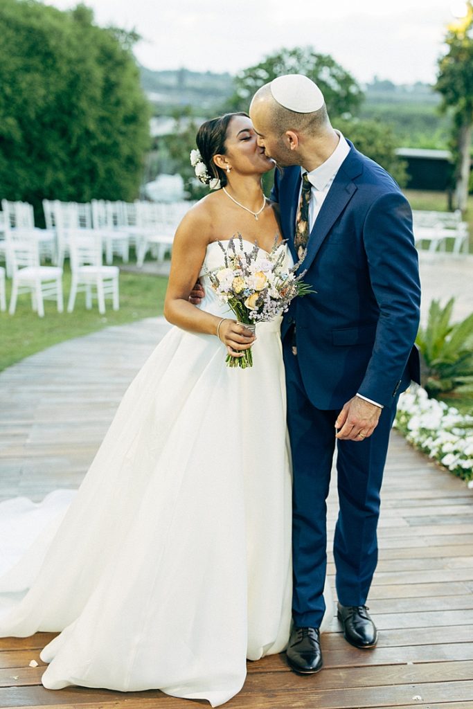 A Pronovias Bride for a Jewish Wedding with an Unforgettable Chuppah at ...