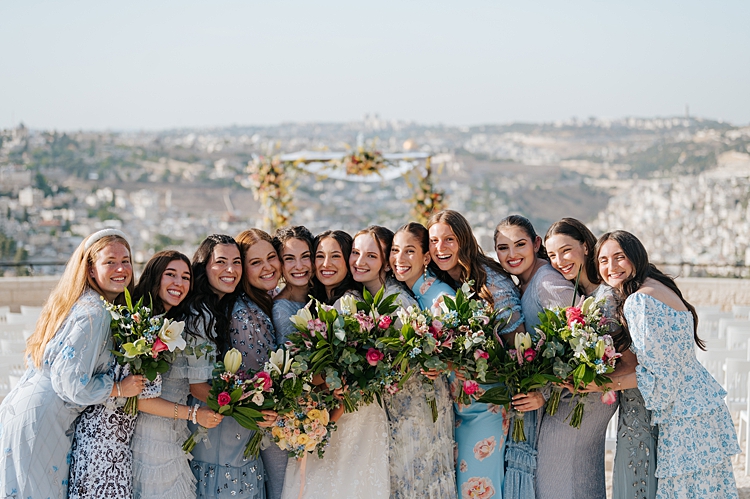 A Mia Pava Bride for a Joyous Jewish Wedding at Olmaya, Jerusalem ...
