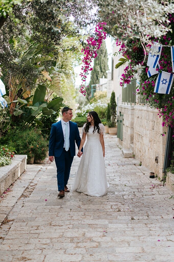 A Mia Pava Bride for a Joyous Jewish Wedding at Olmaya, Jerusalem ...