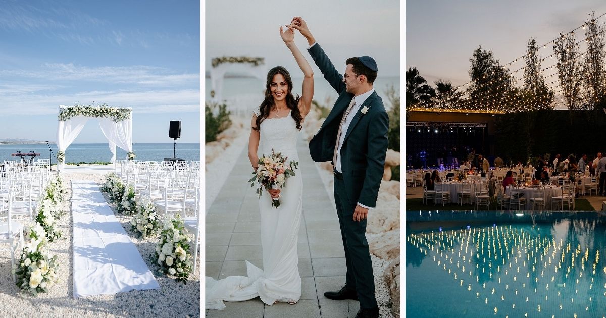 A Kosher Wedding on the Water with Israeli Vibes at Base Events, Paphos ...